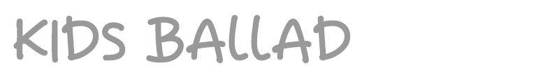 Kids Ballad Font | wfonts.com - download free