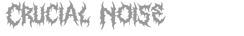 Crucial Noise Font | wfonts.com - download free