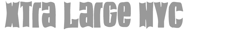 Xtra Large NYC Font | wfonts.com - download free