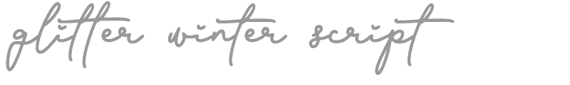 Glitter Winter Sans Font | wfonts.com - download free