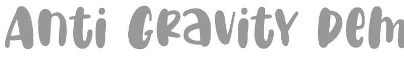 Anti Gravity Font | wfonts.com - download free