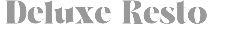 Deluxe Resto Font | wfonts.com - download free