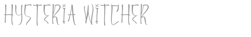 Hysteria Witcher Font | wfonts.com - download free