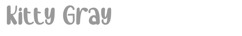Kitty Gray Font | wfonts.com - download free