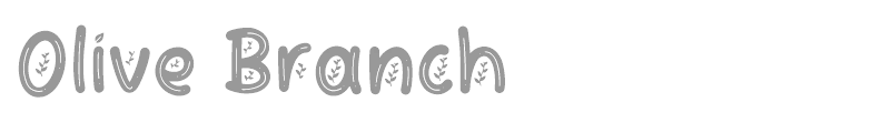 Olive Branch Font | wfonts.com - download free