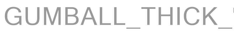 Gumball Thick Wires Font | wfonts.com - download free