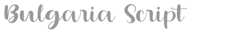 Bulgaria Script Font | wfonts.com - download free
