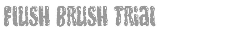 Flush Brush Font | wfonts.com - download free