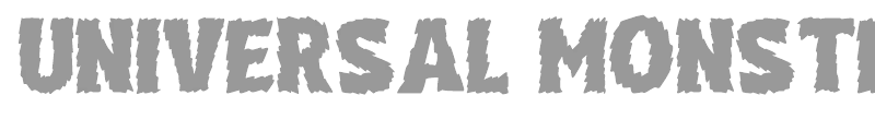Universal Monsters Font | wfonts.com - download free