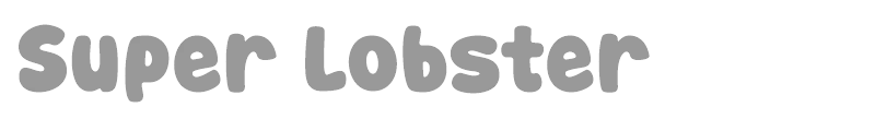 Super Lobster Font | wfonts.com - download free
