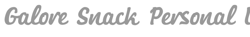 Galore Snack Font | wfonts.com - download free