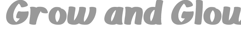 Grow and Glow Font | wfonts.com - download free