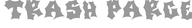 Trash Parcel Font | wfonts.com - download free
