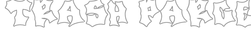 Trash Parcel Font | wfonts.com - download free