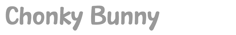 Chonky Bunny Font | wfonts.com - download free