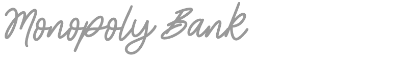 Monopoly Bank Font | wfonts.com - download free