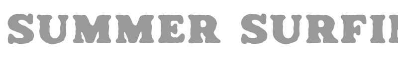 Summer Surfing Serif Font | wfonts.com - download free