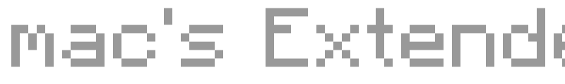 Mac's Minecraft Font | wfonts.com - download free