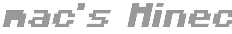 Mac's Minecraft Font | wfonts.com - download free