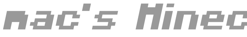 Mac's Minecraft Font | wfonts.com - download free
