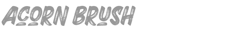 Acorn Brush Font | wfonts.com - download free