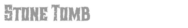 Stone Tomb Font | wfonts.com - download free